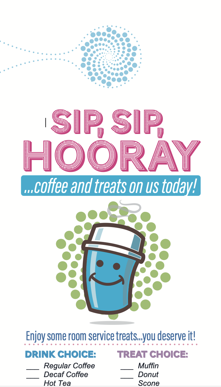 Room Service Door Tag for Teacher Appreciation - PTO Today